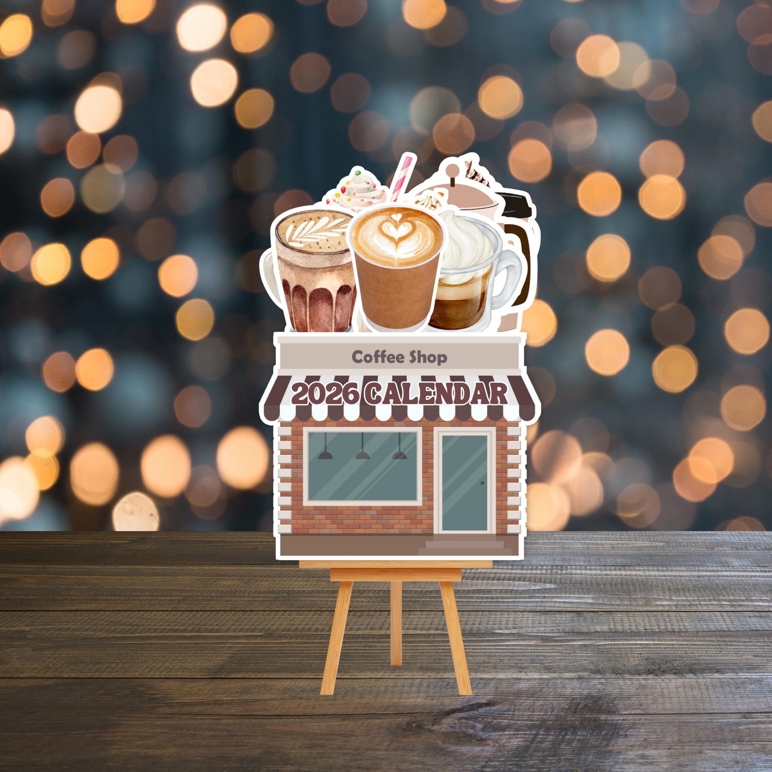 Coffee Calendar, Printable Calendar, Cute Calendar, Calendar 2026 ...