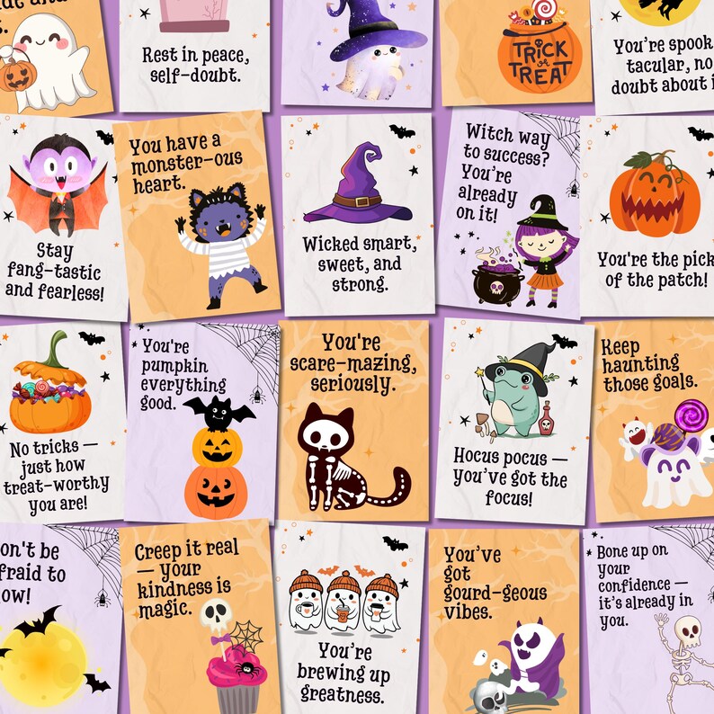 Halloween Cards, Funny Affirmations, Positive Affirmation Cards ...