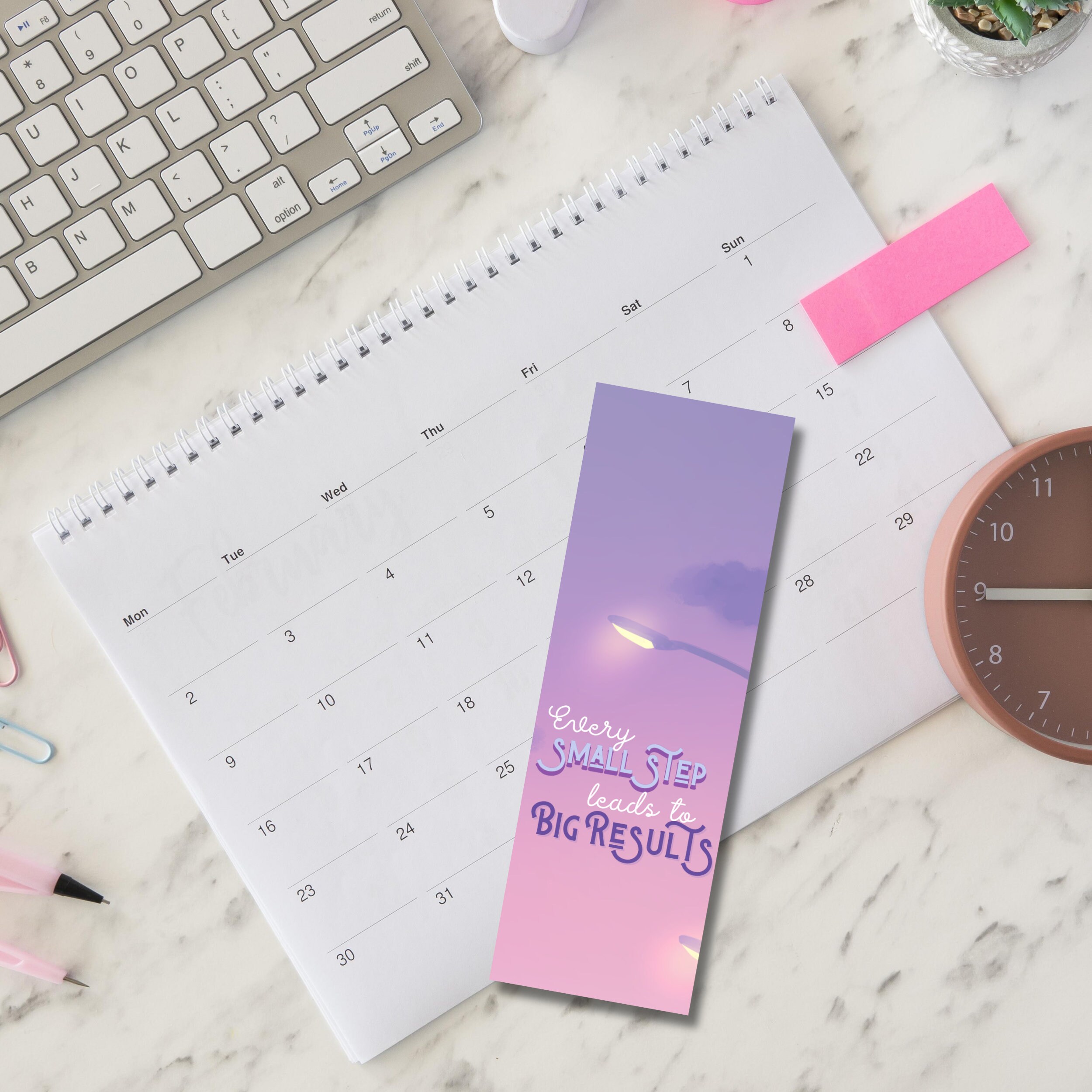 Printable Bookmark , Positive Printable Bookmark, Lofi Stationery ...