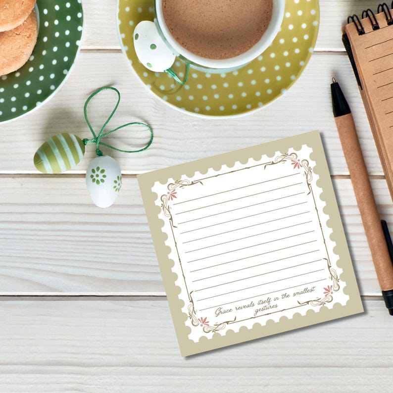 Regency Era Notepad, Vintage Notepad, Soft Romantic Printable Notepad ...
