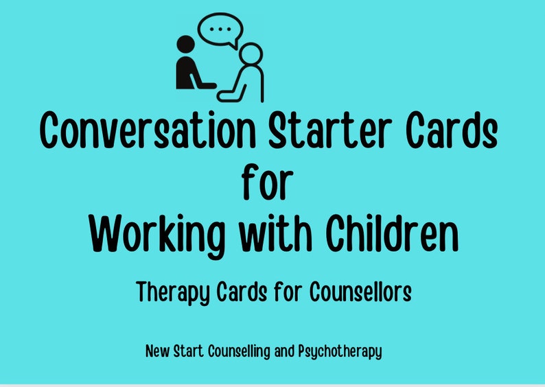 Therapy Cards for Working With Children in Counselling and Therapy - Etsy