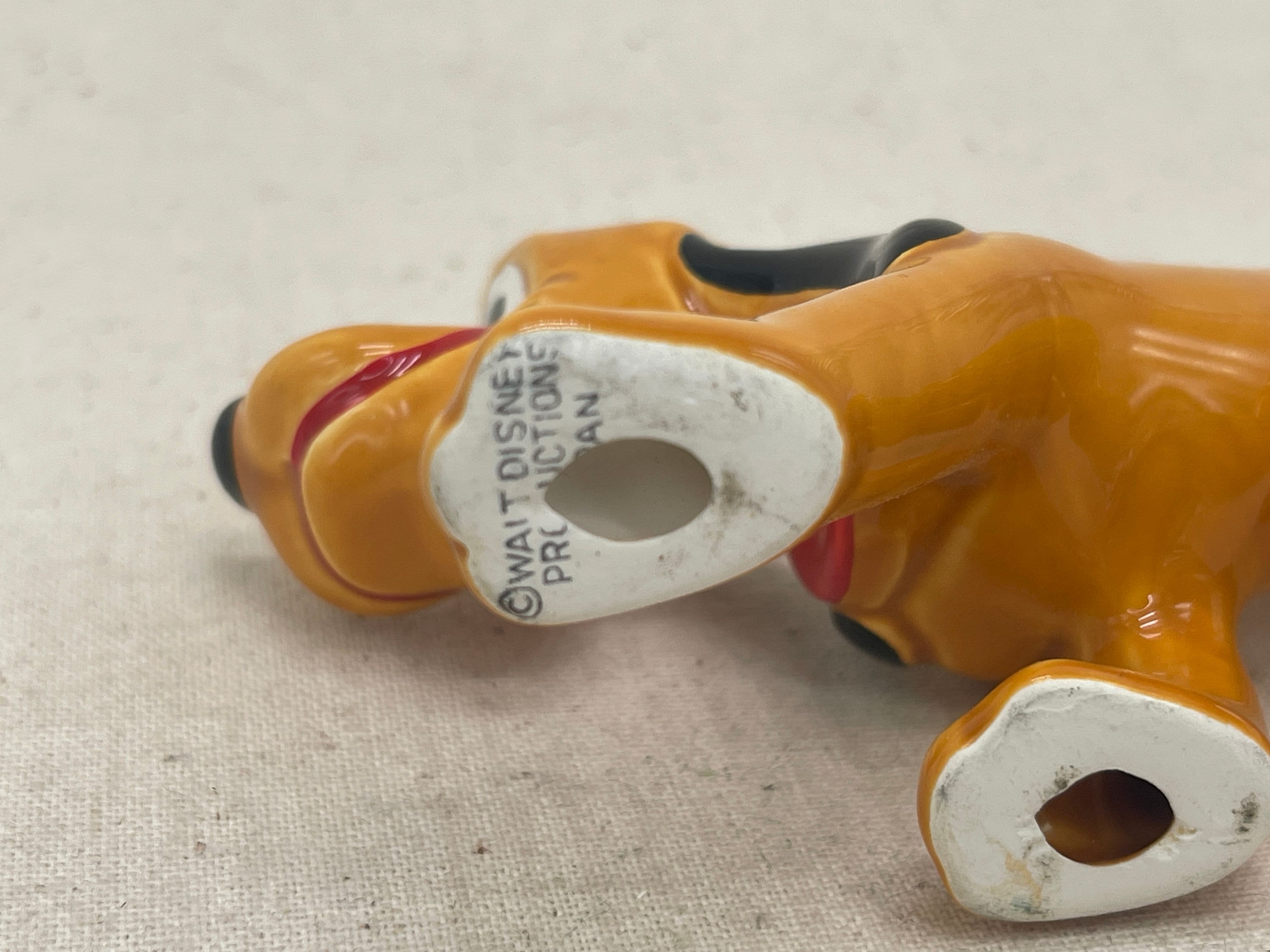 Walt Disney Pro. WDP Pluto Walking Figurine - Etsy