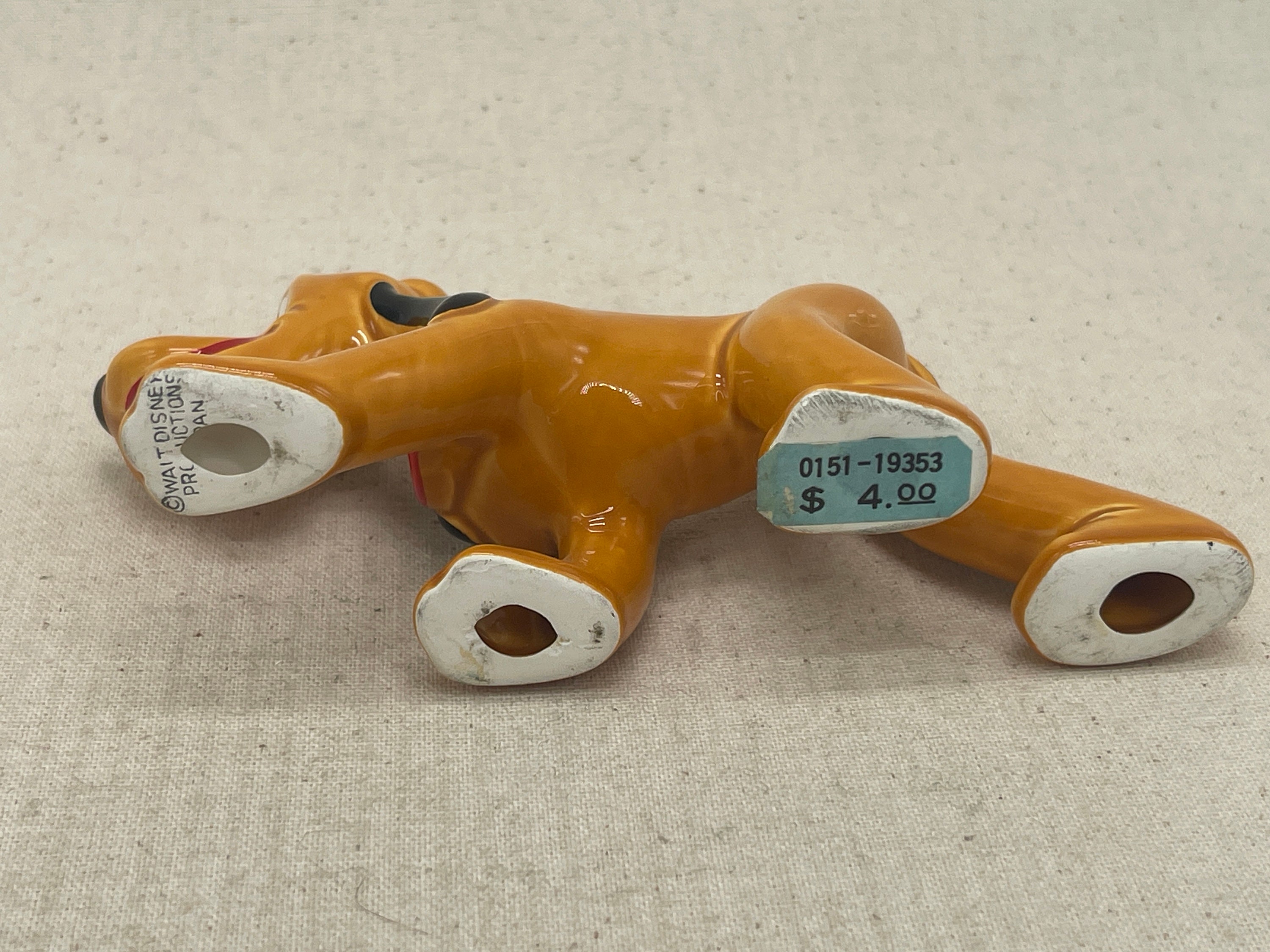 Walt Disney Pro. WDP Pluto Walking Figurine - Etsy