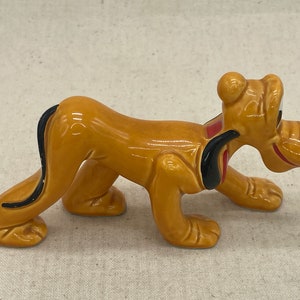Walt Disney Pro. WDP Pluto Walking Figurine - Etsy