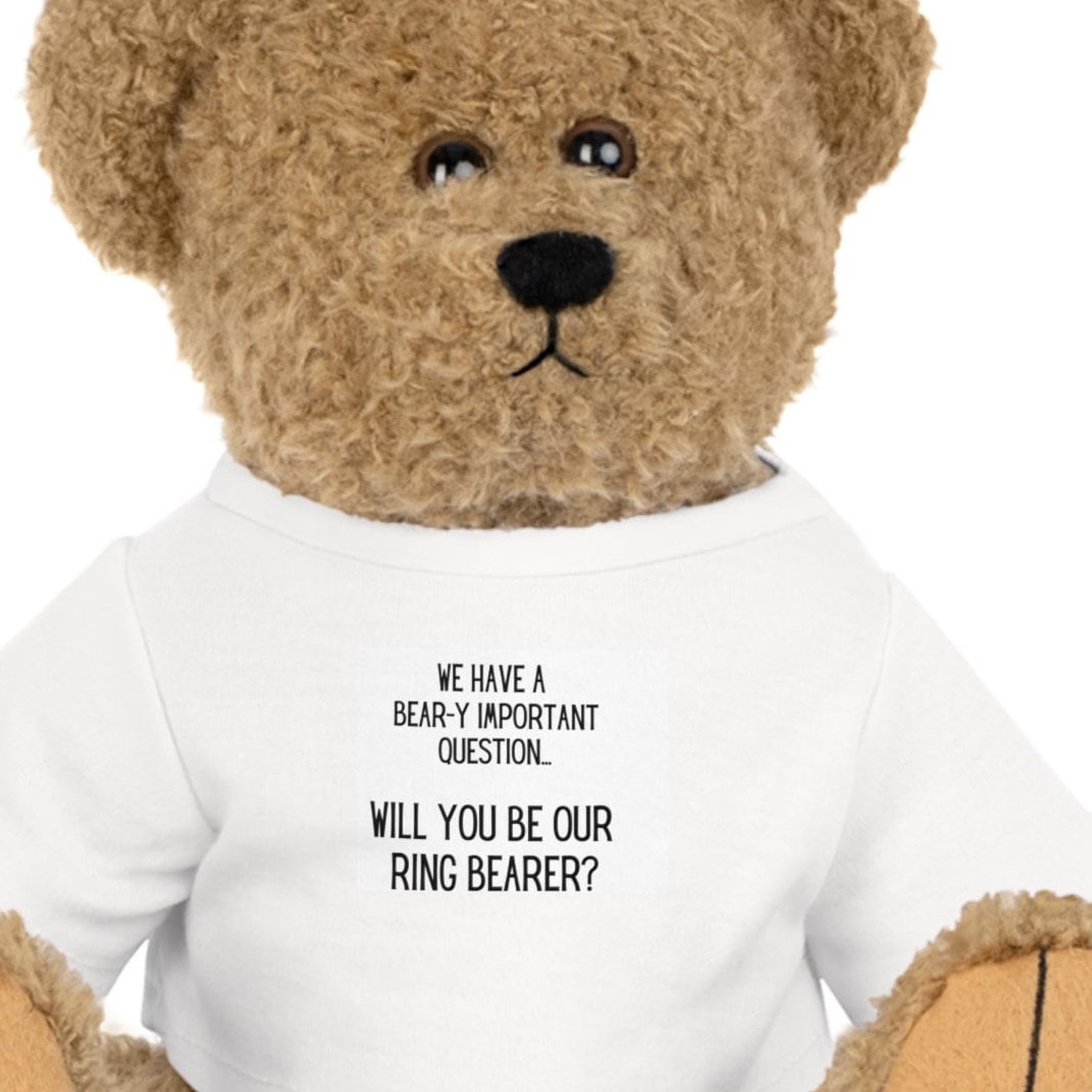 Ring Bearer Proposal | Ring Bearer | Wedding Bear | Bear Proposal - Etsy