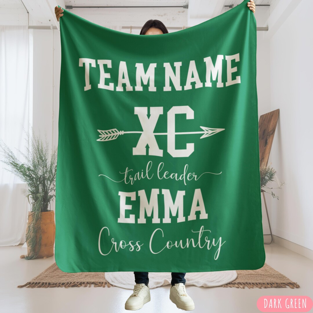 Personalized Cross Country Blanket Custom Name Cross Country Senior ...