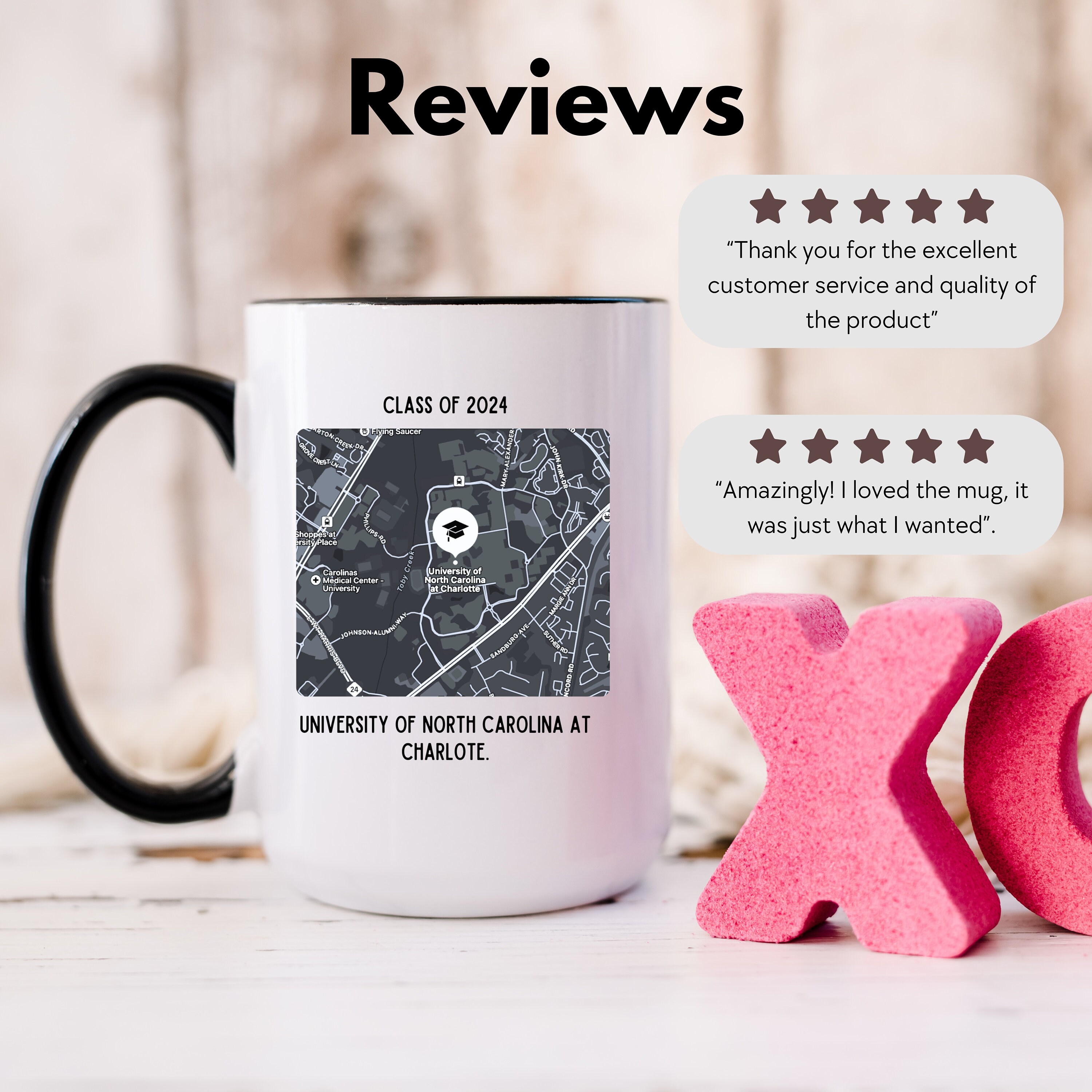 Personalized Graduation Gift, Campus Map Mug, Custom College, College ...