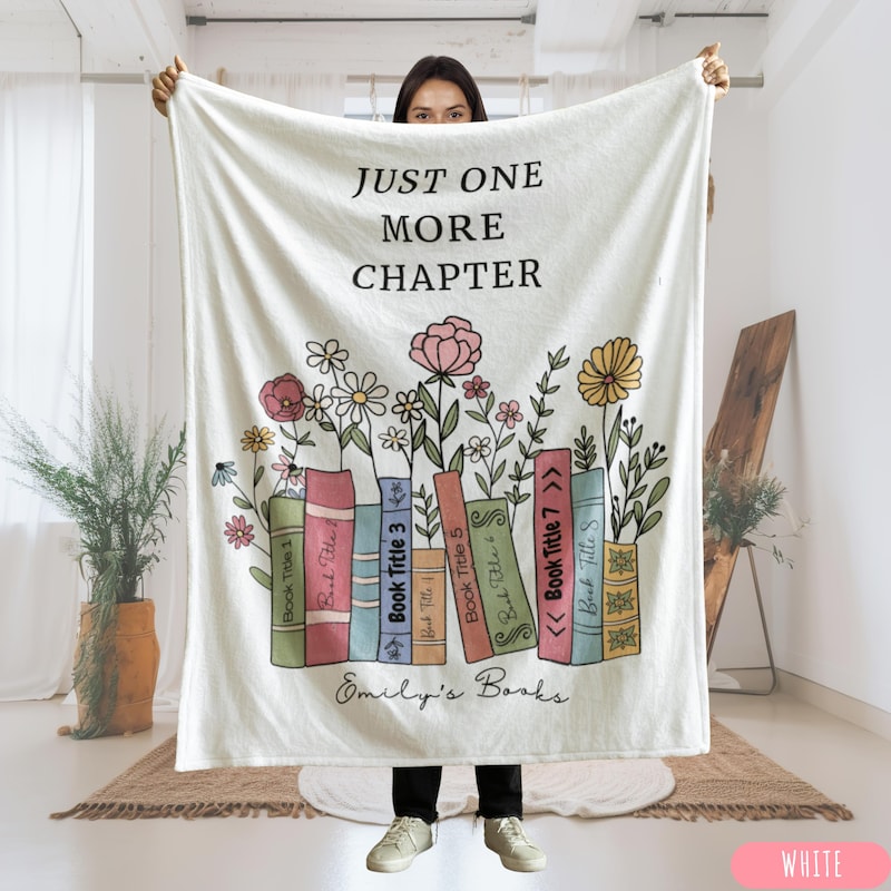 Book Blankets Floral - Etsy