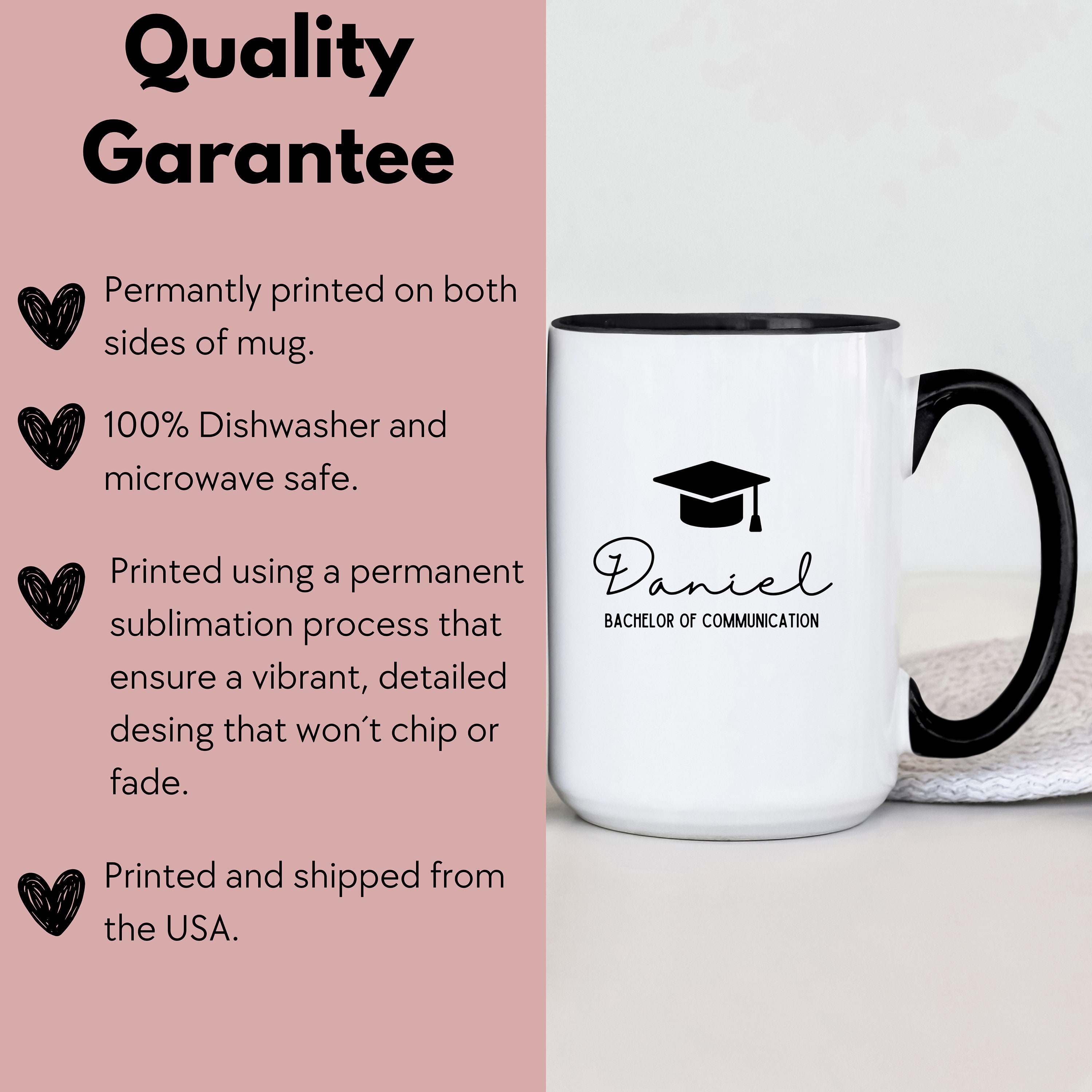 Personalized Graduation Gift, Campus Map Mug, Custom College, College ...