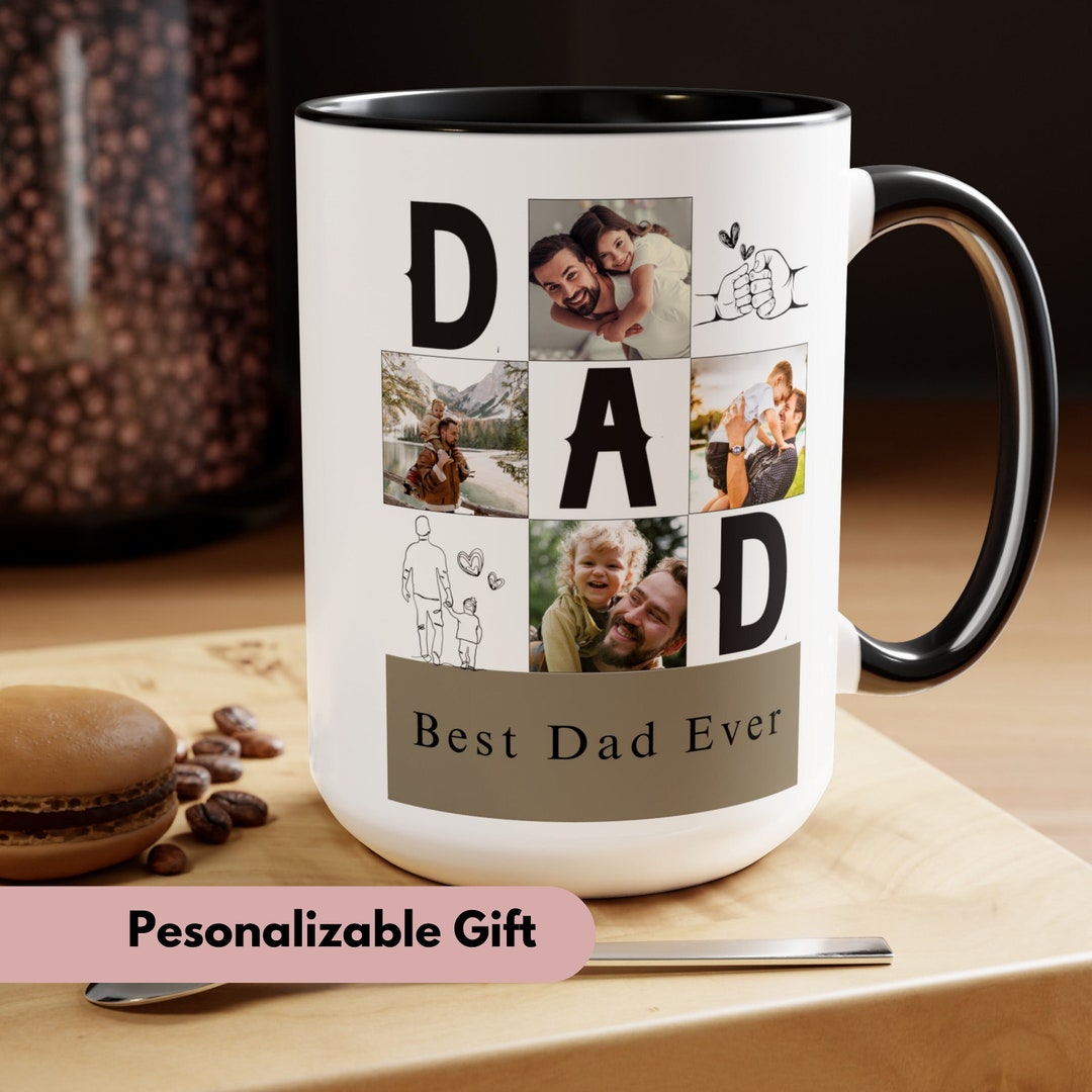 Personalized Photo for Dad gift for Dad Daddy Photo Collage Your Own ...