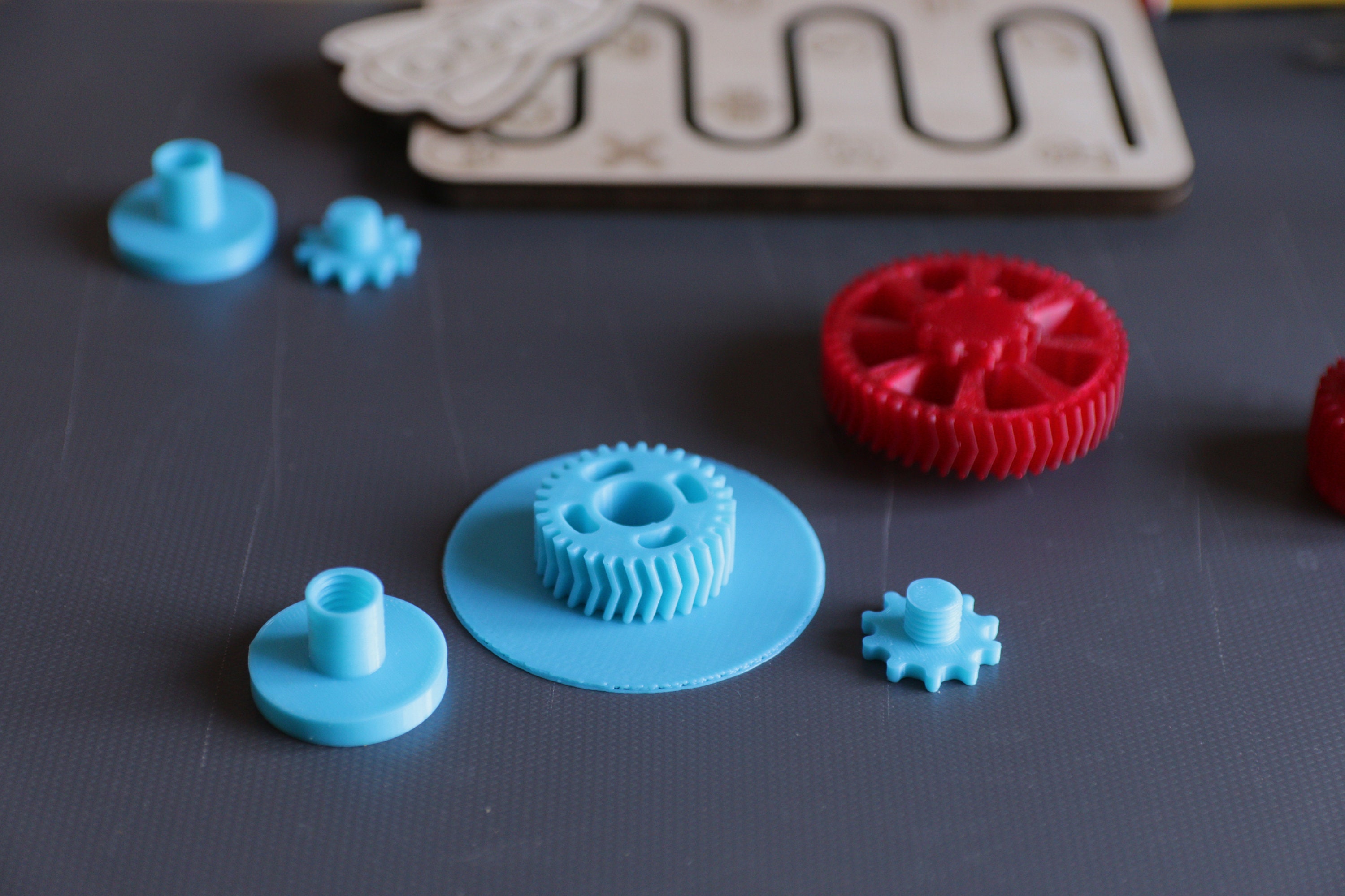 3d Printed Gears for Busy Board, STL Files (gears With Their Base and ...