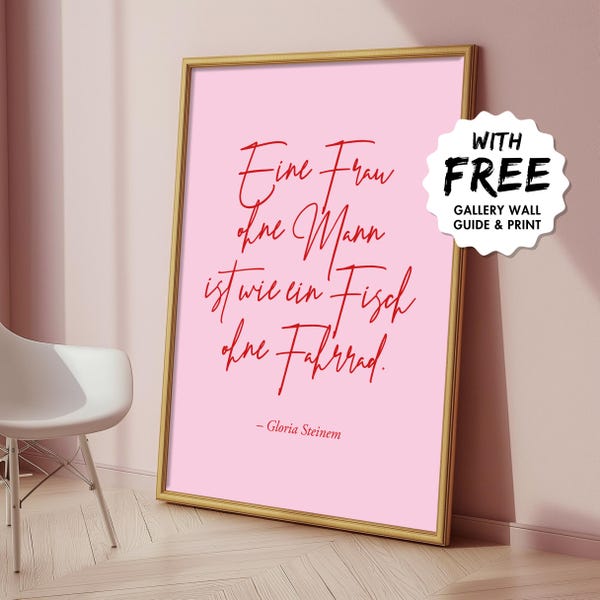 Gloria Steinem Poster - Etsy