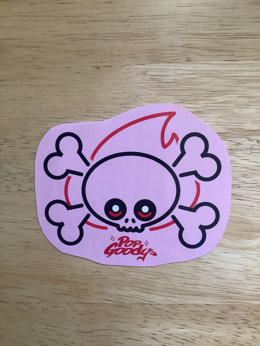 Kawaii Skull Sticker Cute Playful Design for Laptops, Water Bottles ...