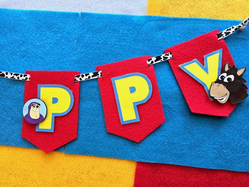 Toy Story Birthday Banner - Etsy