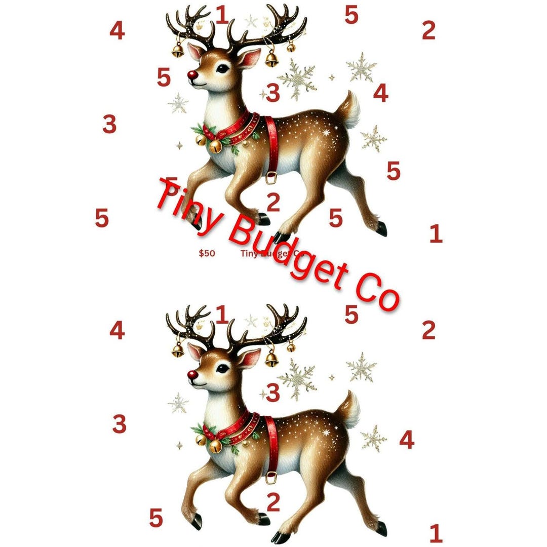 Red Nose Reindeer Saving Challenge - Etsy