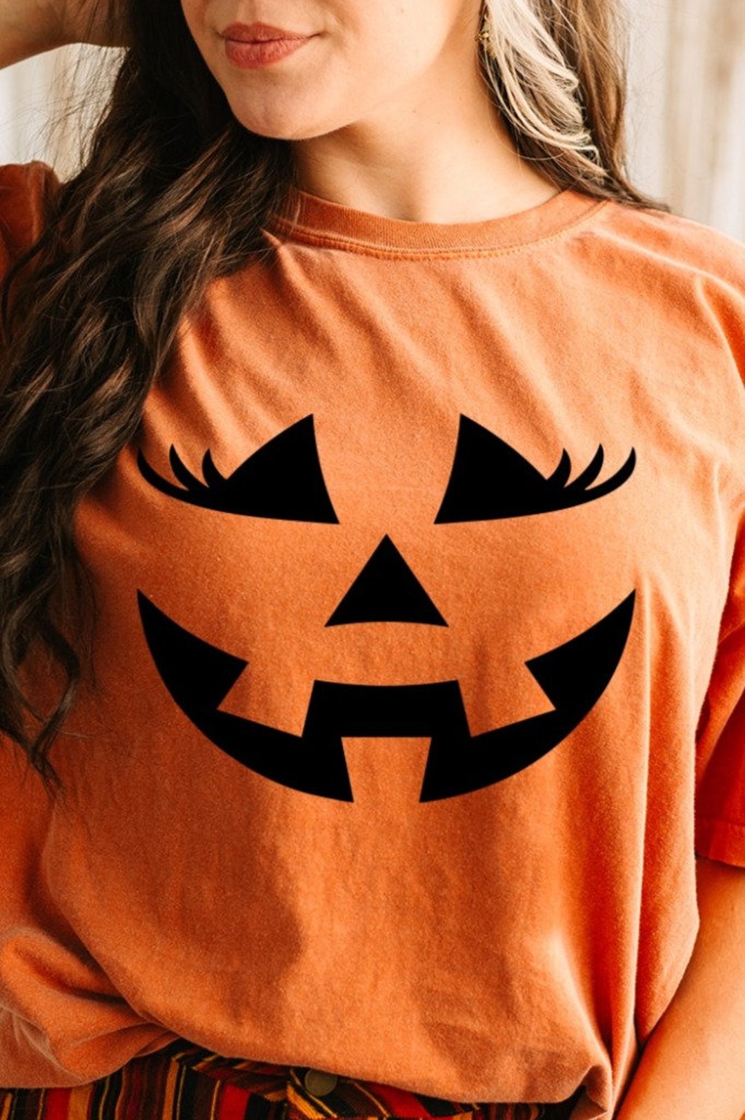 Womens Jack-o-lantern Shirt, Pumpkin Face Sweatshirt Jackolantern Funny ...