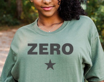 Zero T Shirt Star, Grunge Rock, 90s Graphic Tee, All Sizes & Colors - Etsy