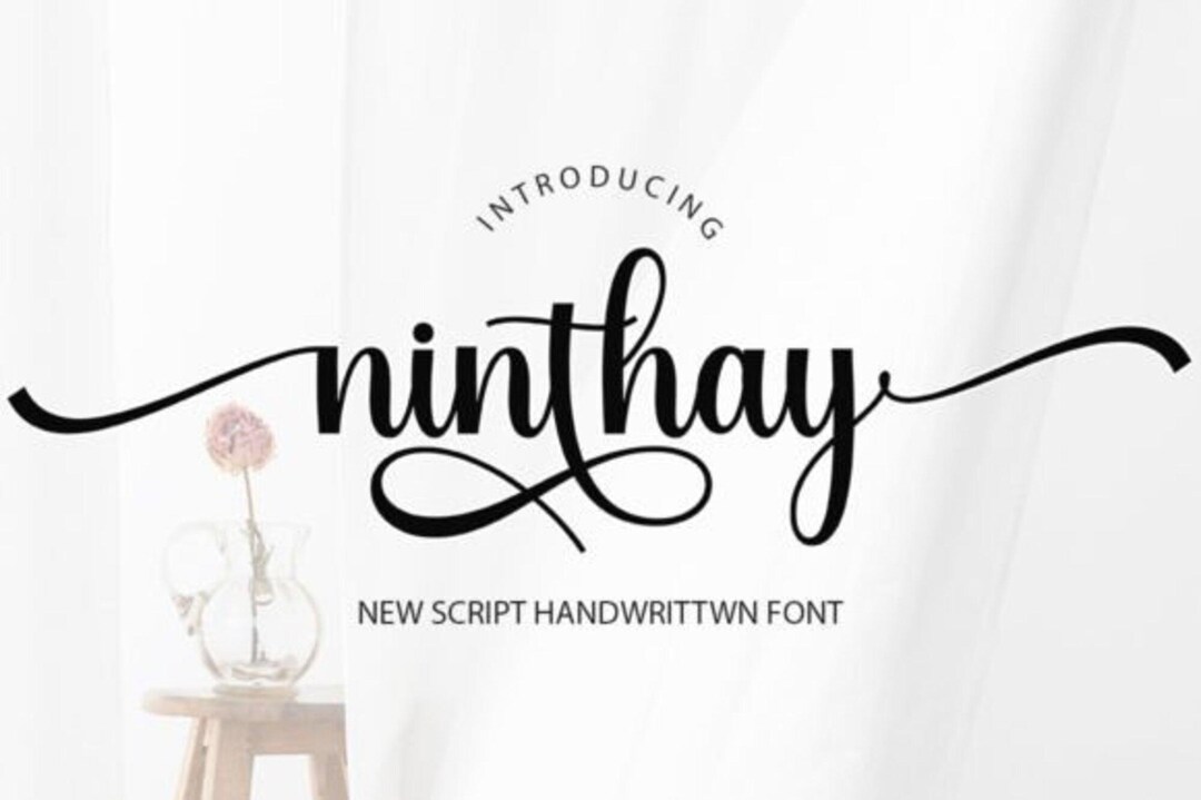 Handwritten Tail Font, Script Font, Wedding Font, Modern Font, Font for ...