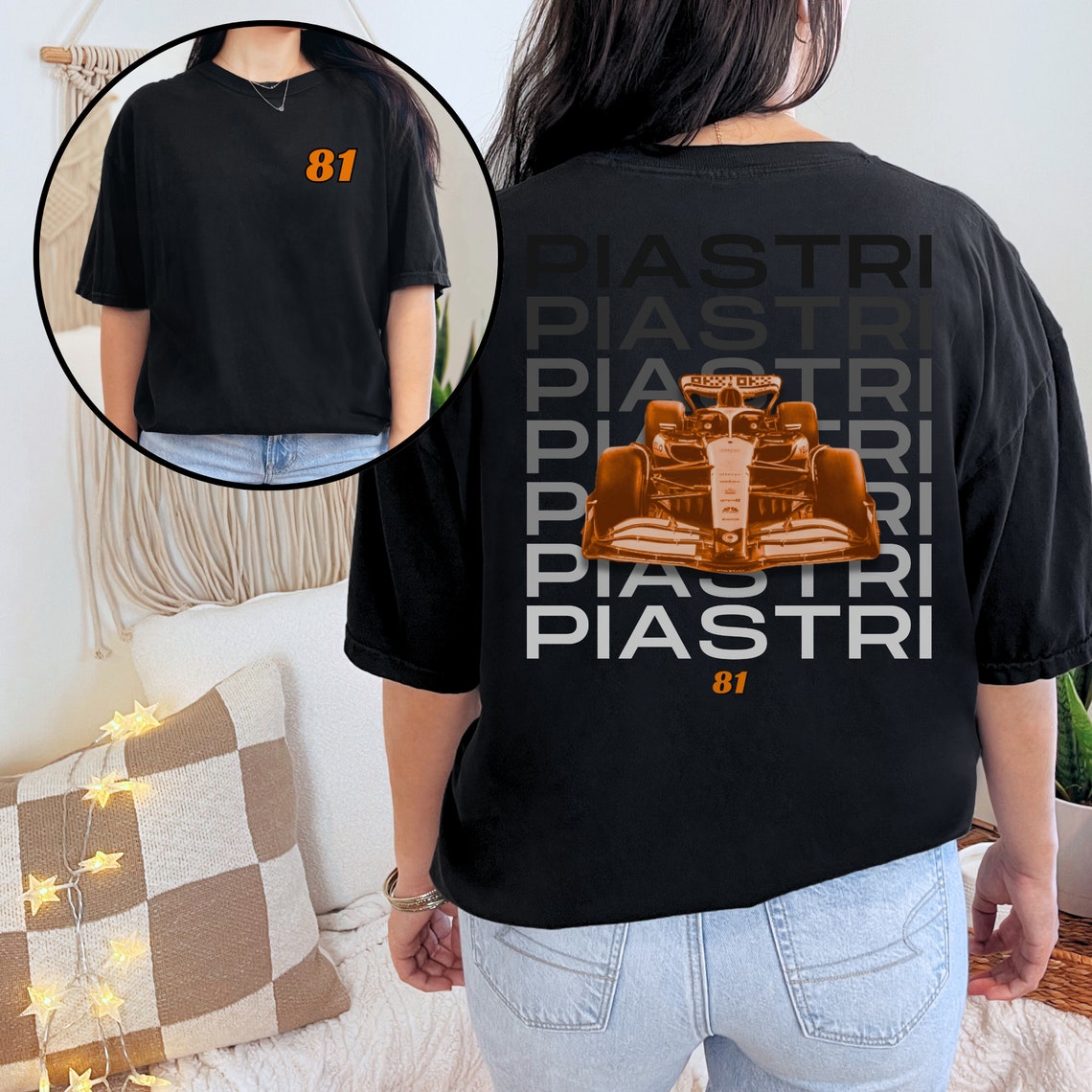 Oscar Piastri Shirt Oscar Piastri Formula 1 Shirt for Piastri Fan F1 ...