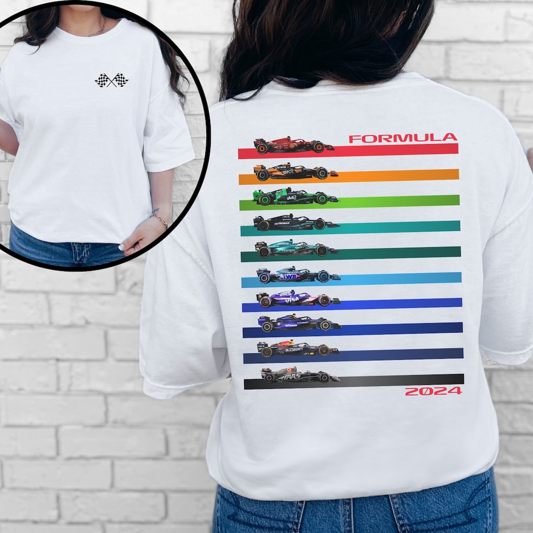 Formula 1 Shirt F1 Tshirt With Formula 1 Racing Teams F1 Shirt for ...