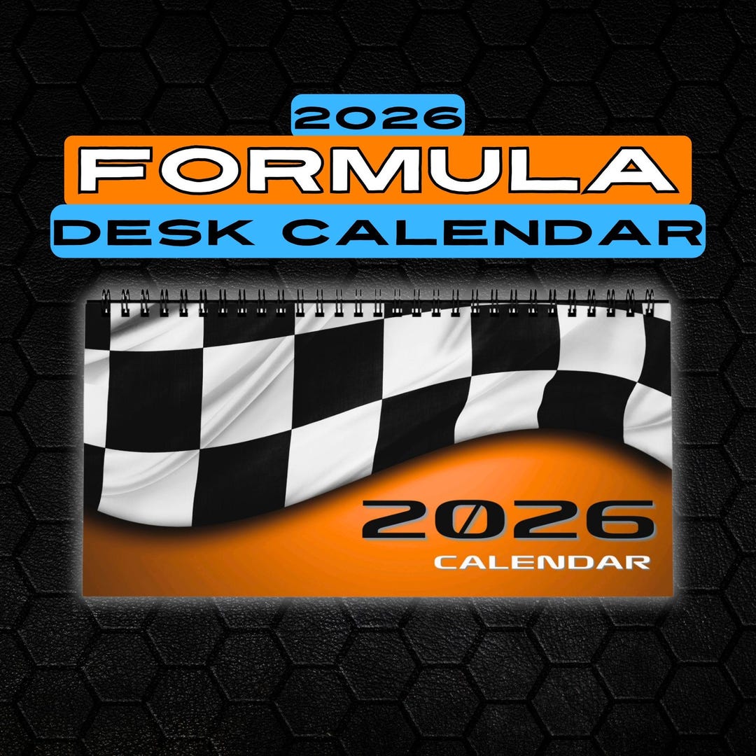 F1 Calendar Mclaren Formula 1 Calendar Formula 1 Desk Calendar for F1 ...