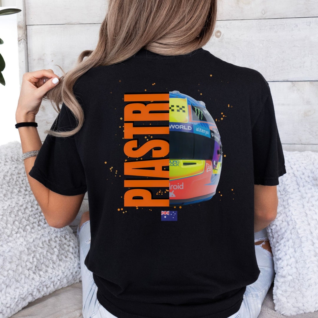 Oscar Piastri Shirt Oscar Piastri Tshirt With Piastri Helmet and Oscar ...
