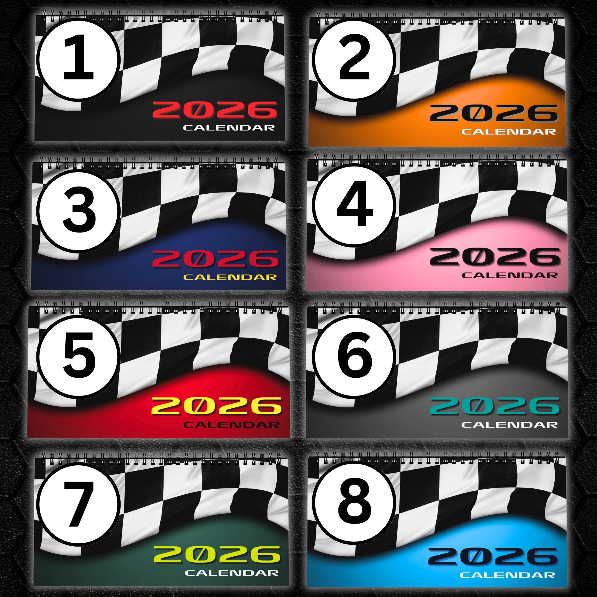 Ferrari Formula 1 Calendar Formula 1 Desk Calendar for F1 Fan 2026 ...