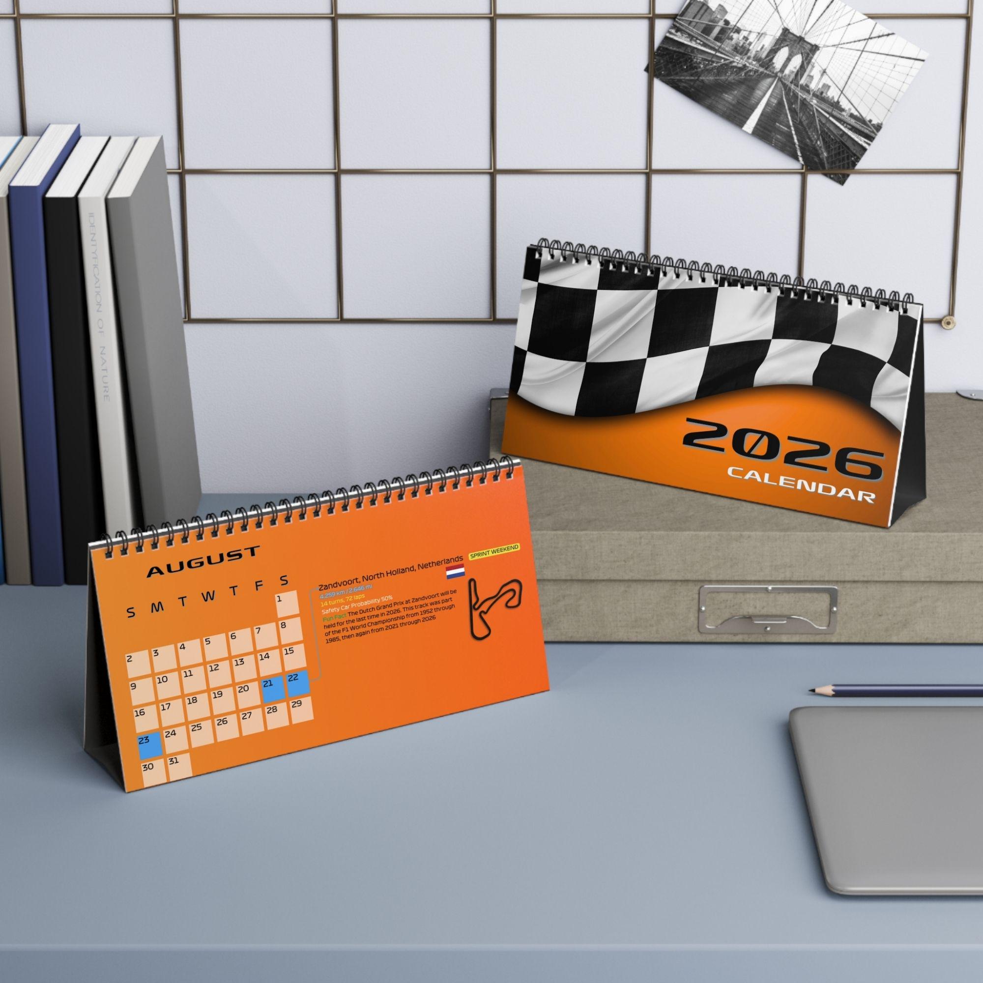 F1 Calendar Mclaren Formula 1 Calendar Formula 1 Desk Calendar for F1 ...