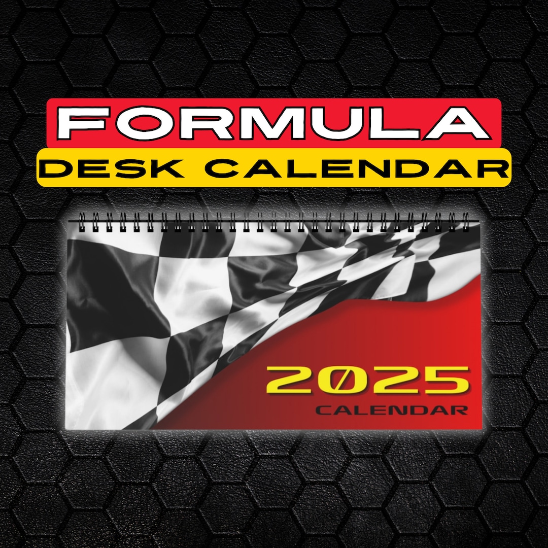 Ferrari Formula 1 Calendar Formula 1 Desk Calendar for F1 Fan 2025 ...