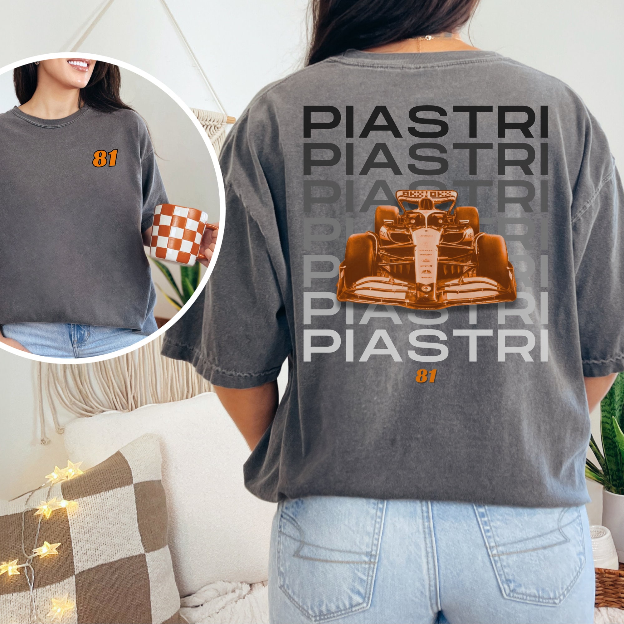 Oscar Piastri Shirt Oscar Piastri Formula 1 Shirt for Piastri Fan F1 ...