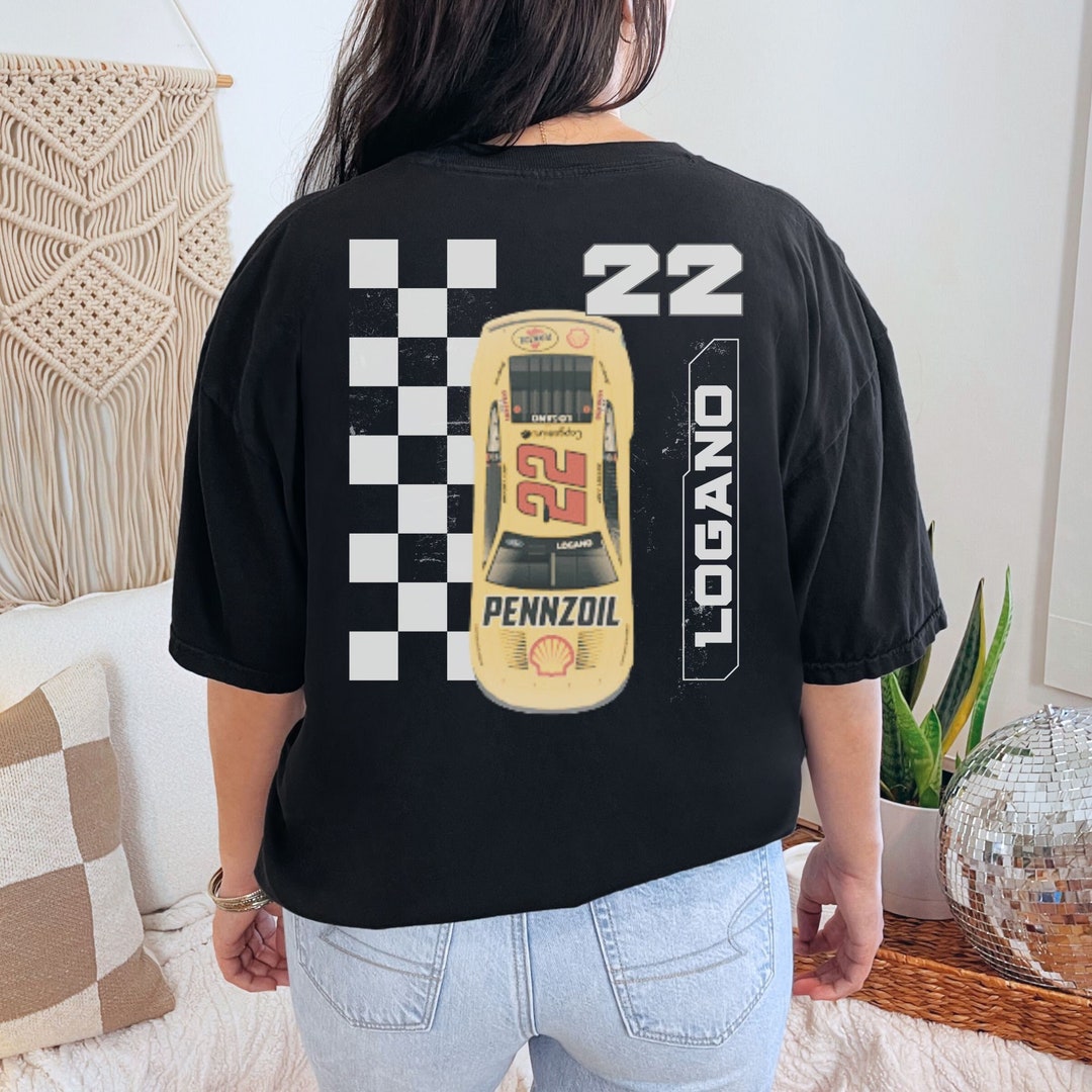 Nascar Shirt Joey Logano Nascar Tshirt Nascar Joey Logano Nascar Driver ...