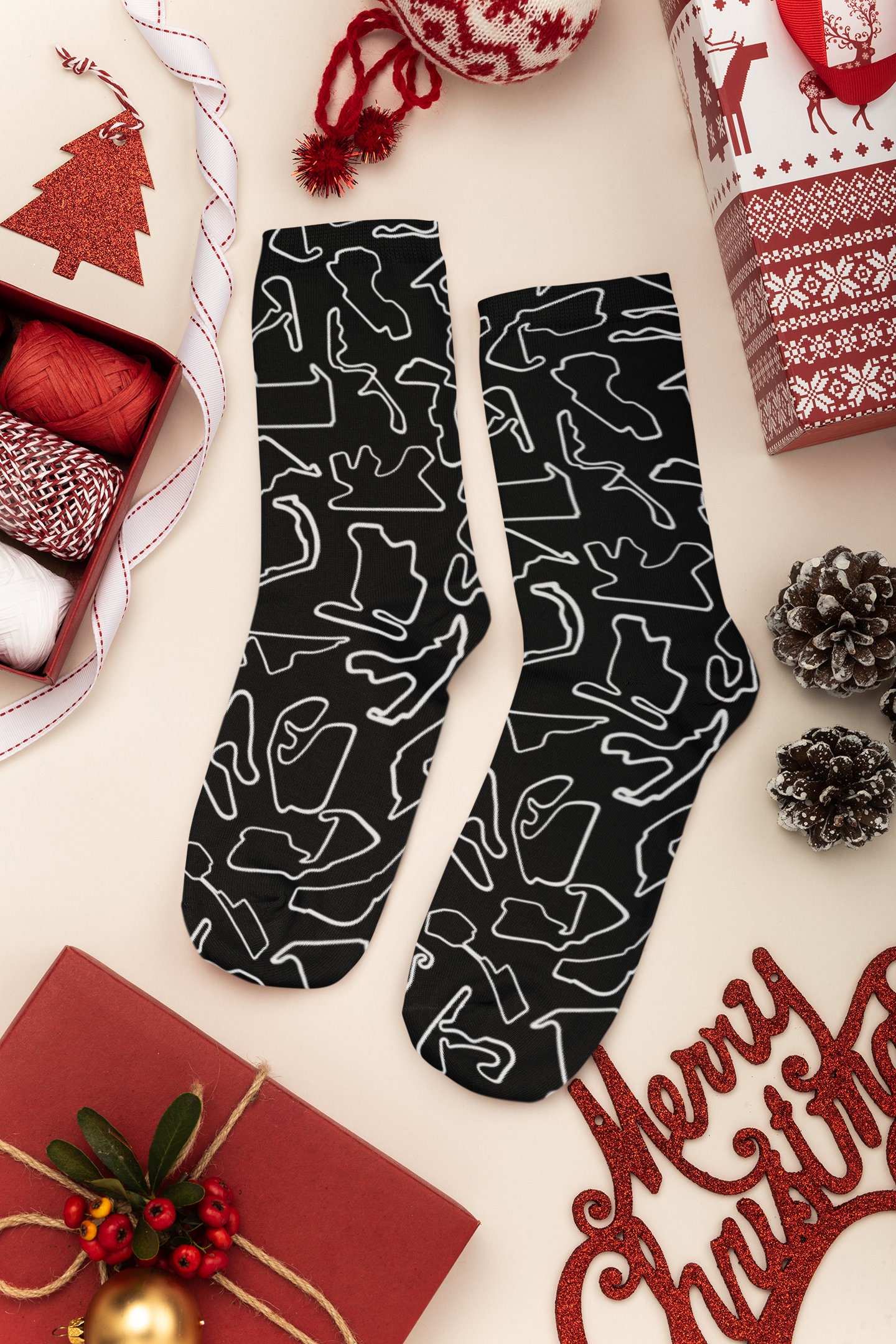 Formula 1 Socks F1 Socks for Formula 1 Fans F1 Tracks Socks Formula 1 ...