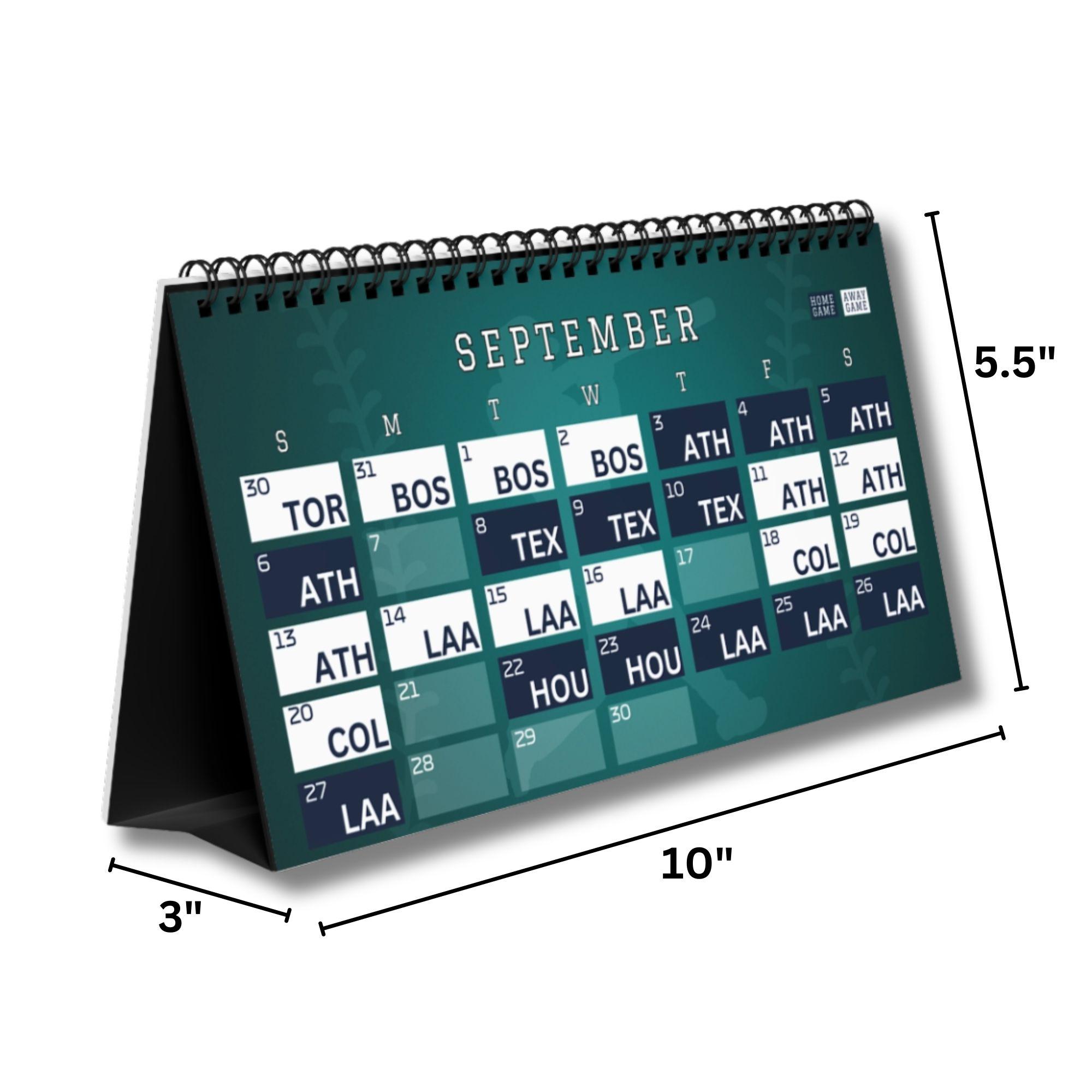Seattle Baseball Calendar M's 2026 Schedule Seattle Baseball Gift - Etsy