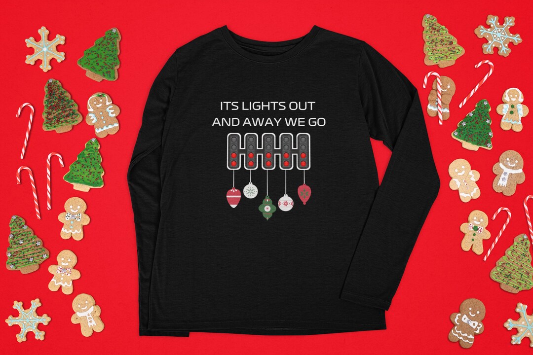 Formula 1 Christmas Shirt Formula 1 Long Sleeve Shirt for Christmas ...