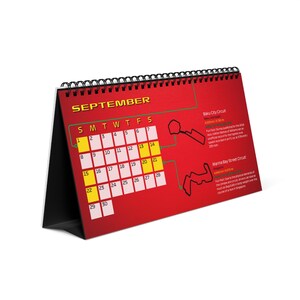 Ferrari Formula 1 Calendar Formula 1 Desk Calendar for F1 Fan 2024 ...