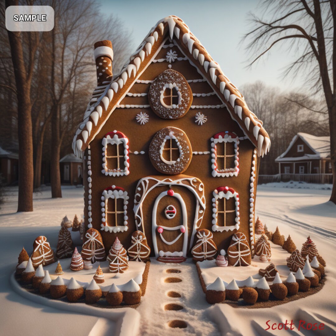 Life-size Gingerbread House - Etsy
