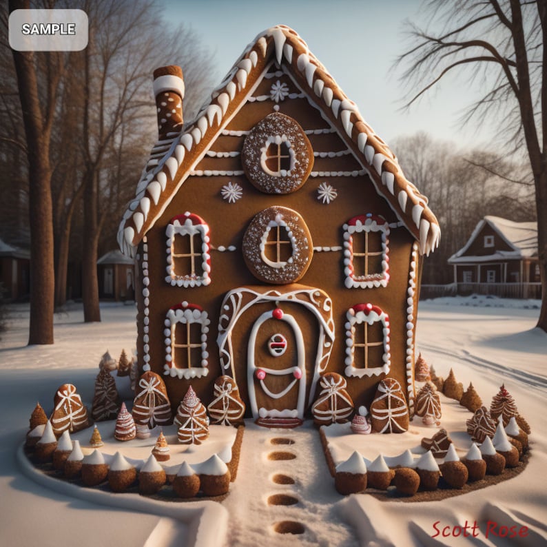 Life-size Gingerbread House - Etsy