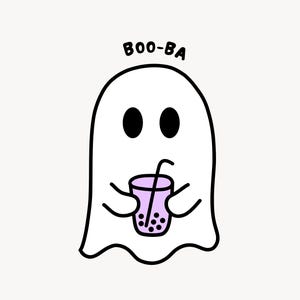 Boo-ba Ghost PNG, Halloween Ghost Png, Halloween Clipart, Ghost Design ...