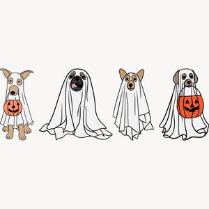 Dog Ghost PNG, Halloween Dog Ghost Png, Halloween Dog Clipart ...