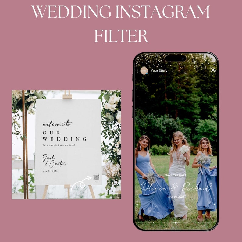 Wedding Instagram Filter, Wedding Instagram Effect, Custom Filter for ...