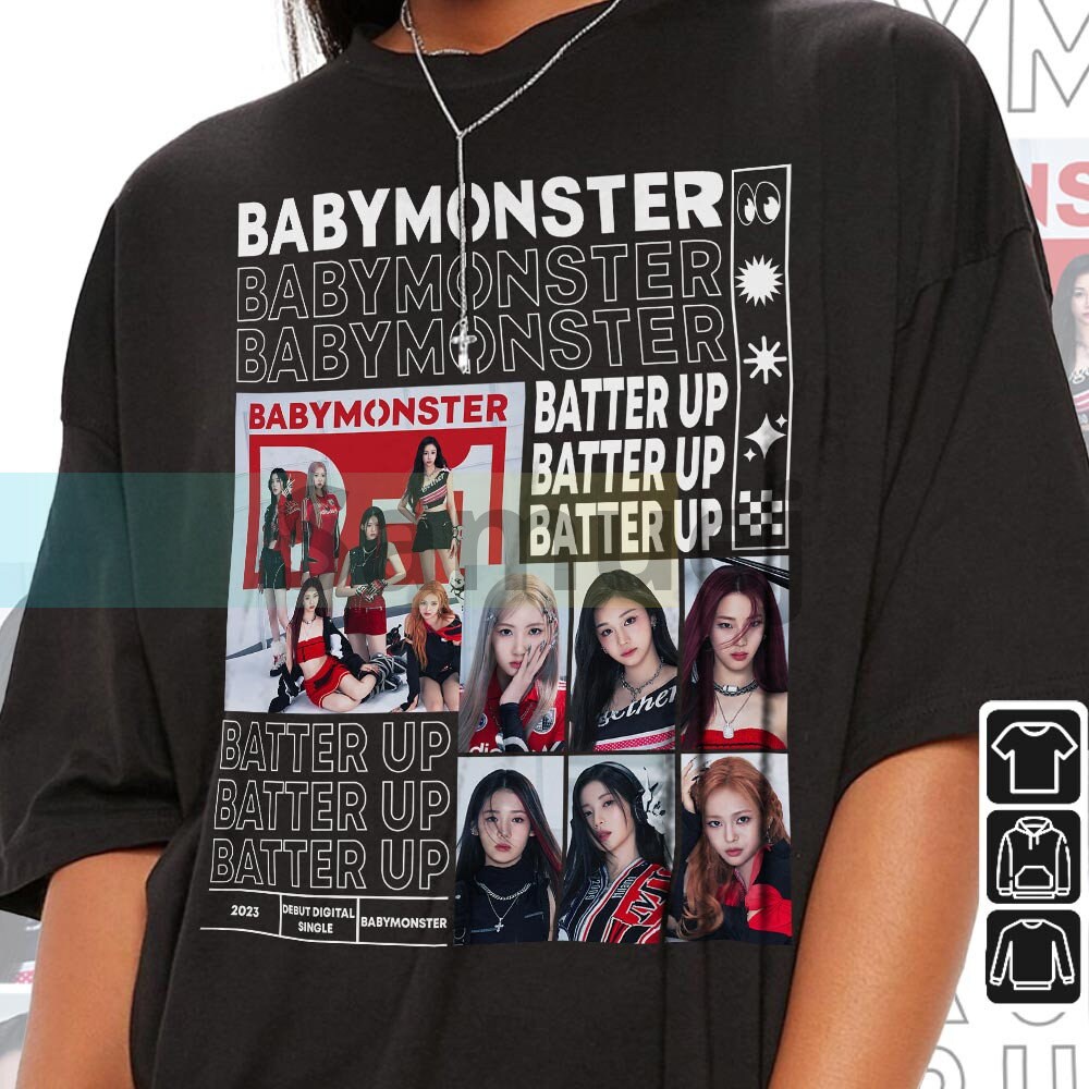 Babymonster Kpop Shirt Batter up Album Sweatshirt 2 - Etsy Canada