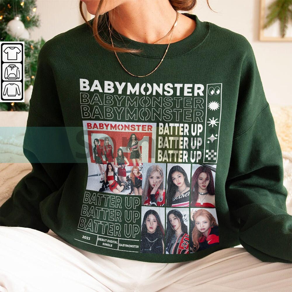 Babymonster Kpop Shirt Batter up Album Sweatshirt 2 - Etsy Canada