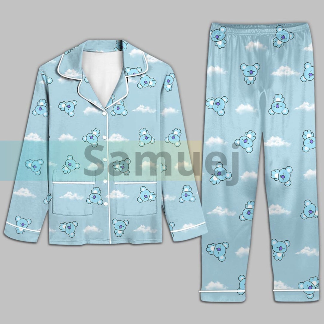 BTS RM Pajama Set Kpop Bangtan Christmas Pajamas Bt21 Koya - Etsy
