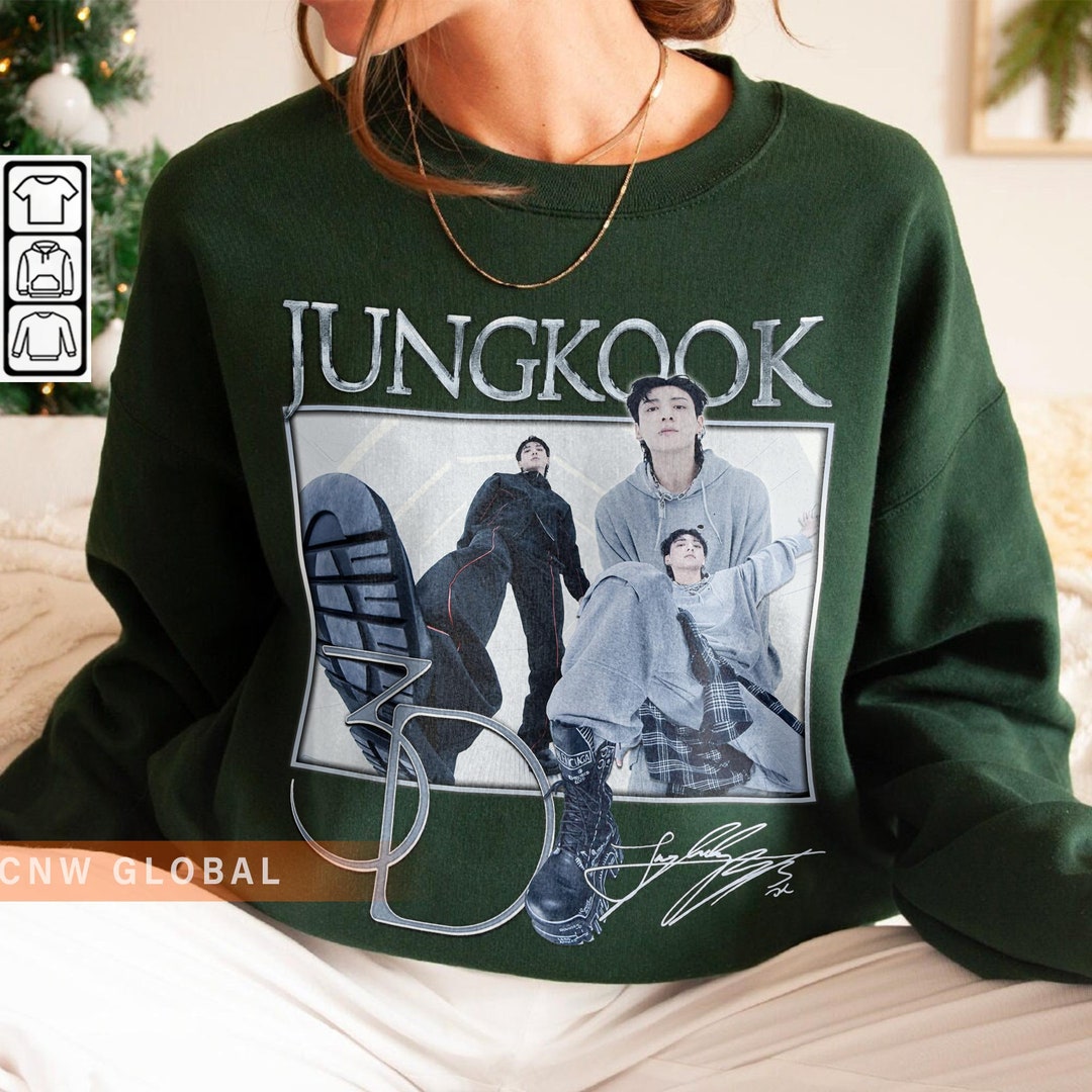 BTS Jungkook Kpop Sweatshirt 3D Tee V1 Bangtan JK Merch - Etsy