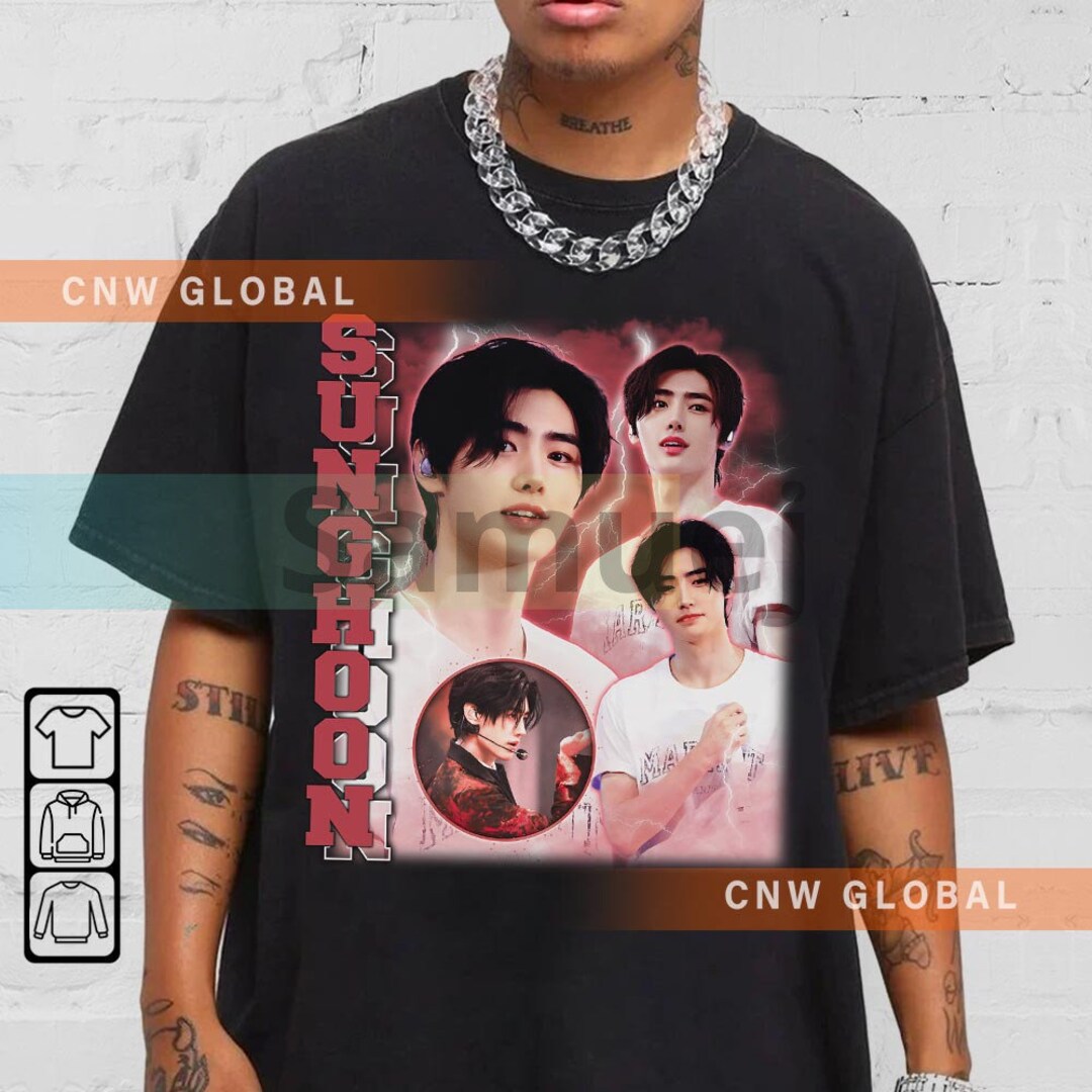 Enhypen Sunghoon Kpop Shirt World Tour Fate 2023 Tee Engene - Etsy