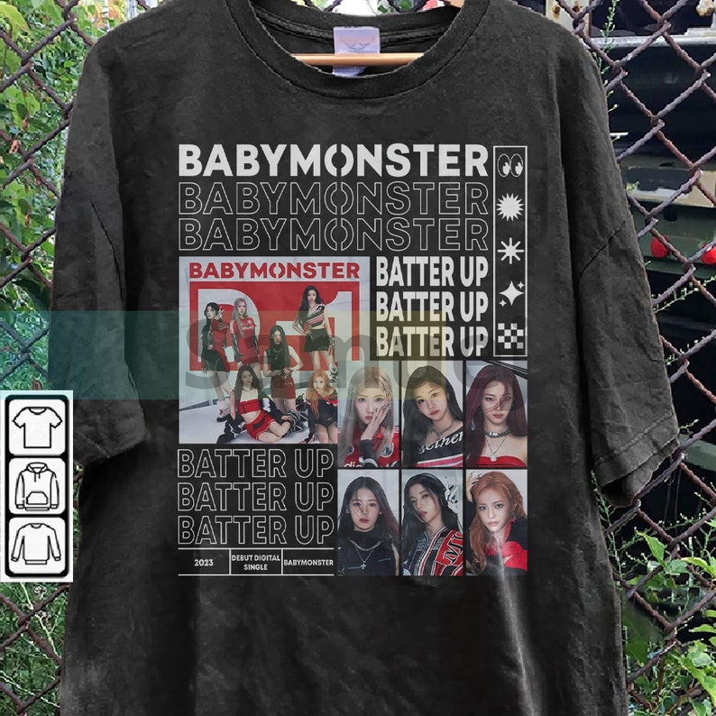 Babymonster Kpop Shirt Batter up Album Sweatshirt 2 - Etsy Canada