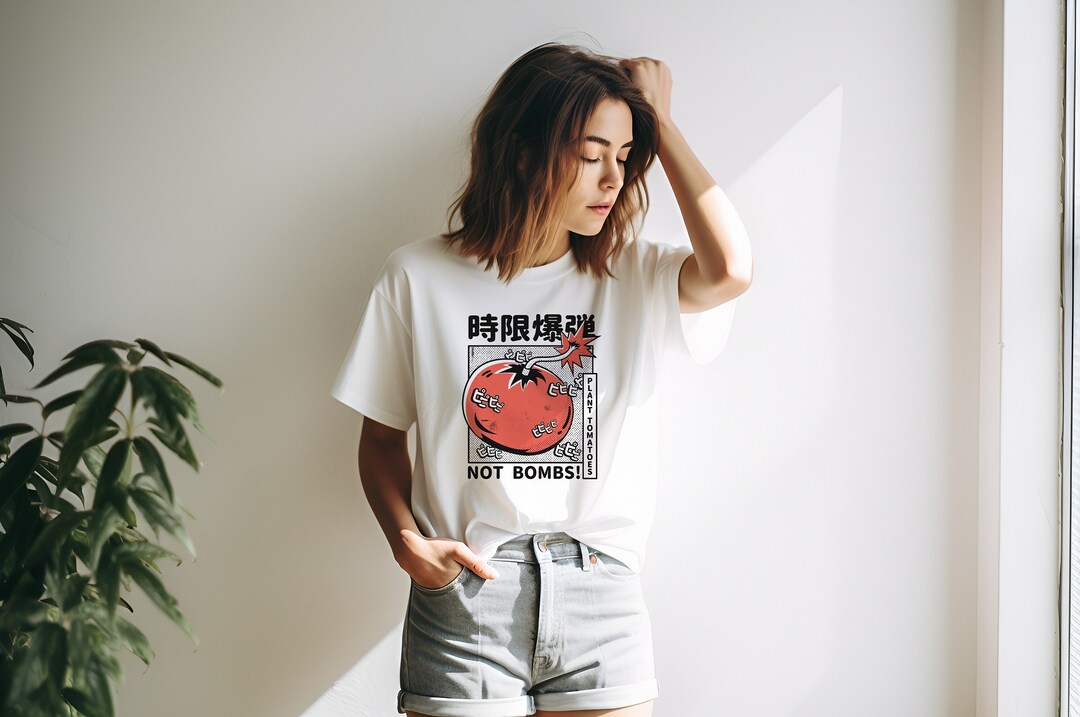Tomato Bomb Anime Shirt, Tomato Shirt, Garden-Inspired Design, Gift for ...