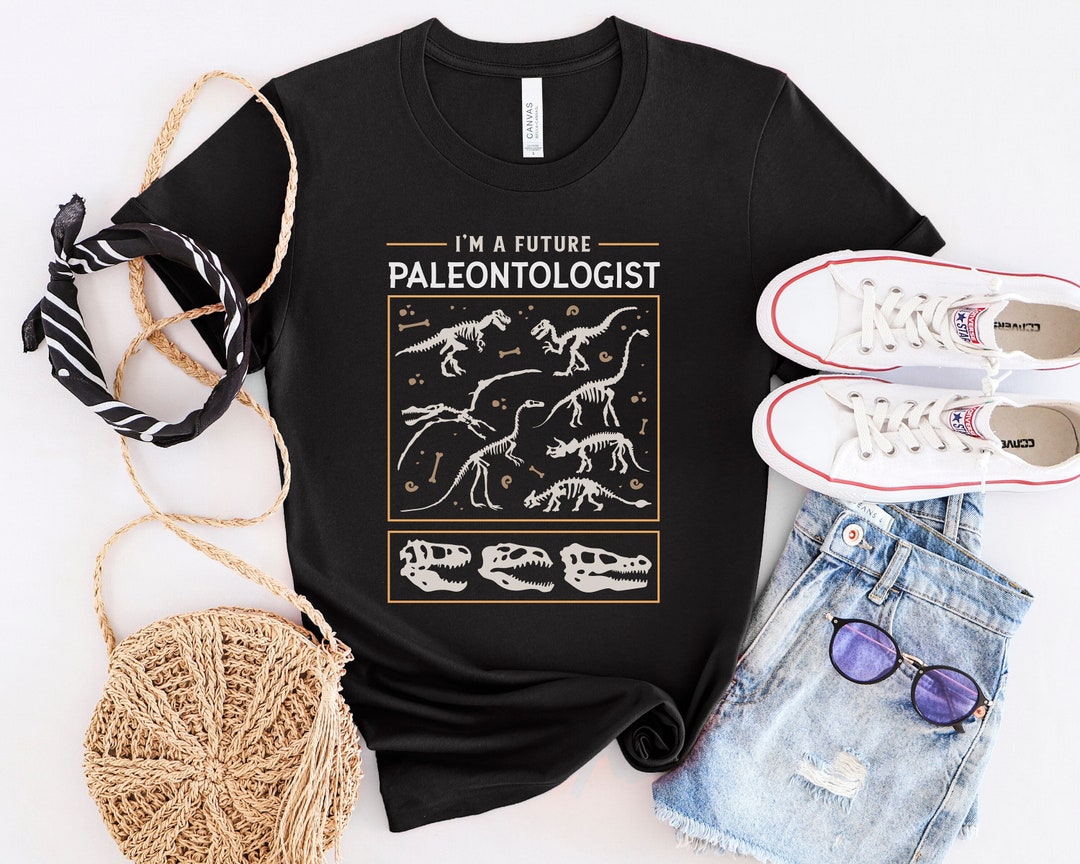 Im A Future Paleontologist, Dinosaur Paleontology Shirt, Fossil Print ...