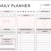 Daily Digital Planner| Digital Download| Printable Planner| Single Page ...