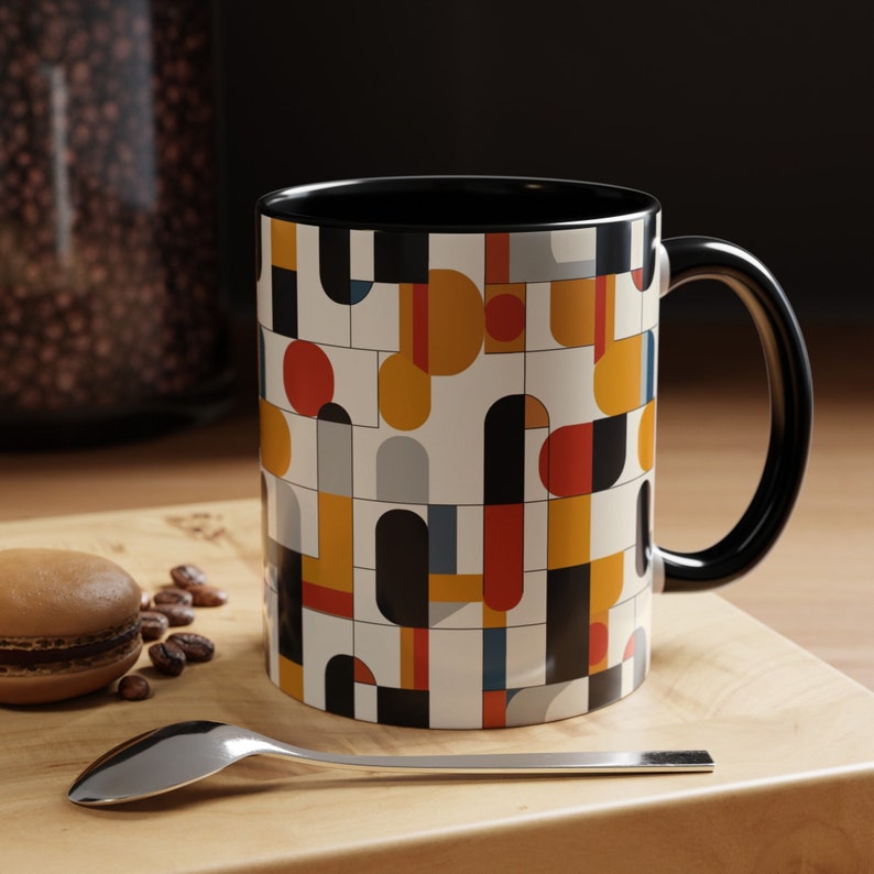 Bauhaus Meet Mid Modern Coffee Mug, Gift for Her, Gift for Him ...